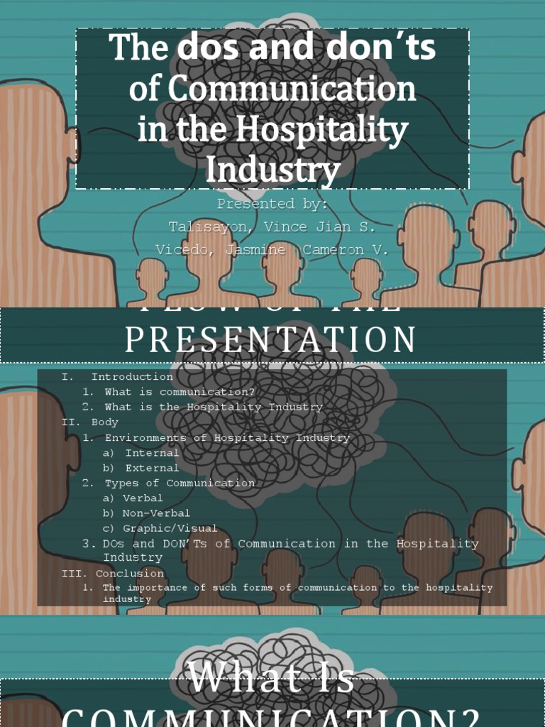 Communication in The Hospitality Industry | PDF | Nonverbal ...