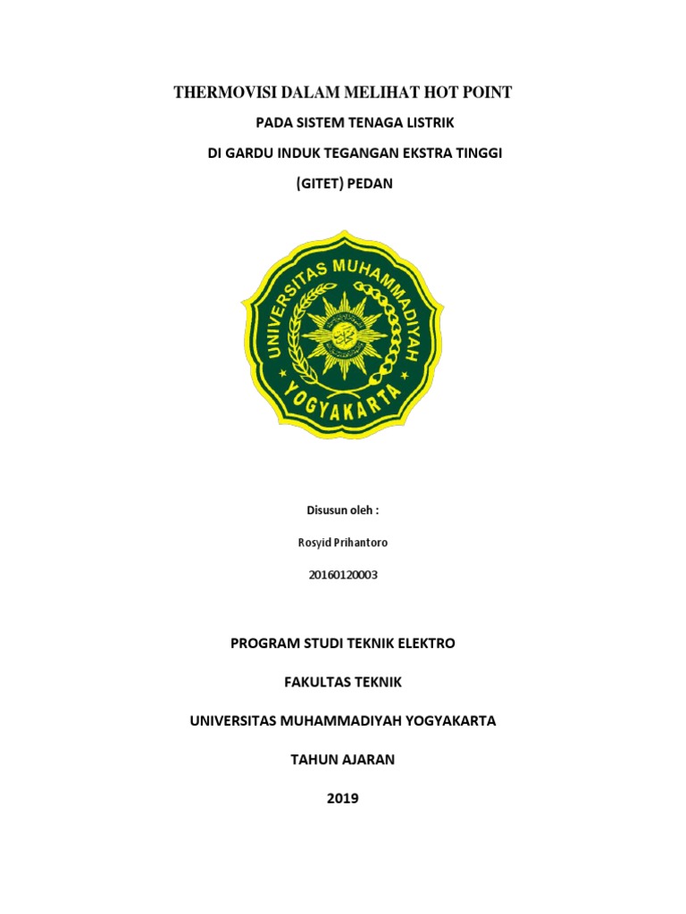 Thermovisi untuk Deteksi Hot Point GITET | PDF | Sains & Matematika