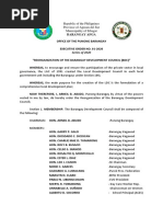 Executive Order No. 003 S. 2023 - ORGANIZING THE BARANGAY DEVELOPMENT ...