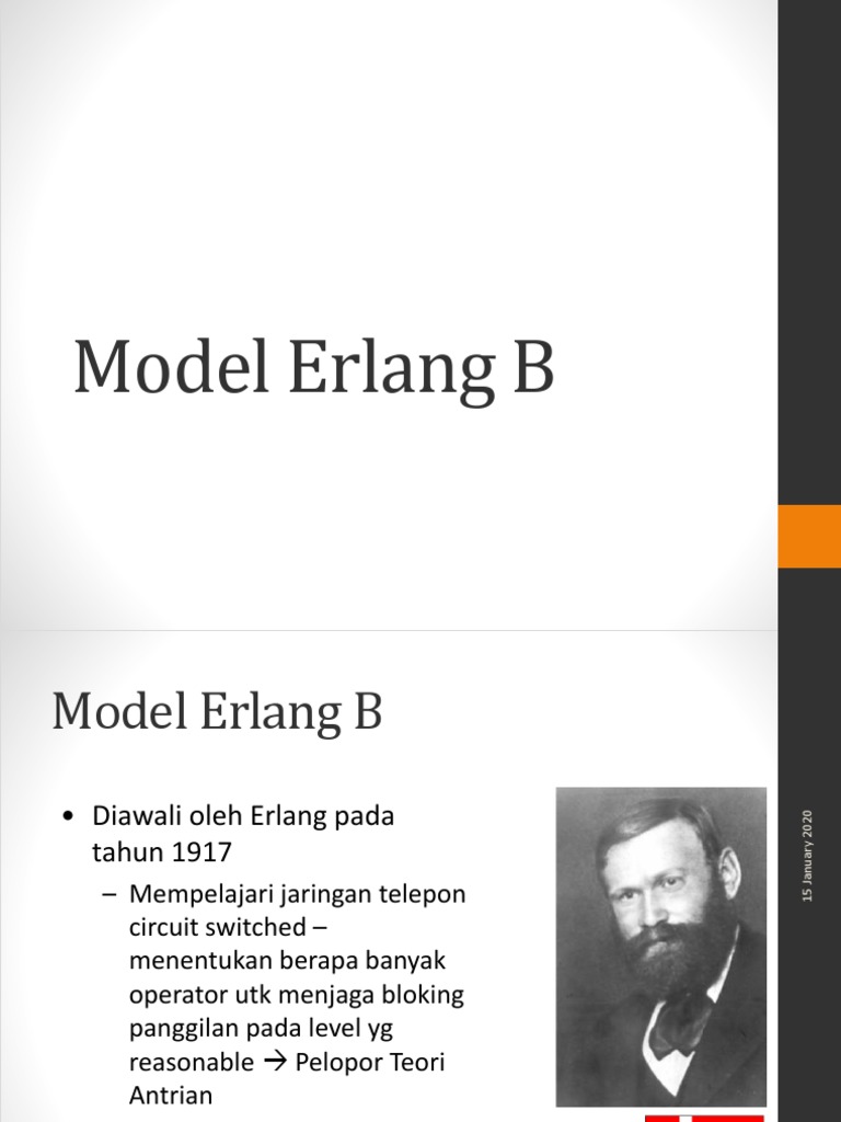 Model Erlang B: Teori dan Aplikasi | PDF