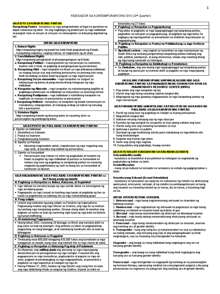 Grade 10 3rd Quarter AP | PDF