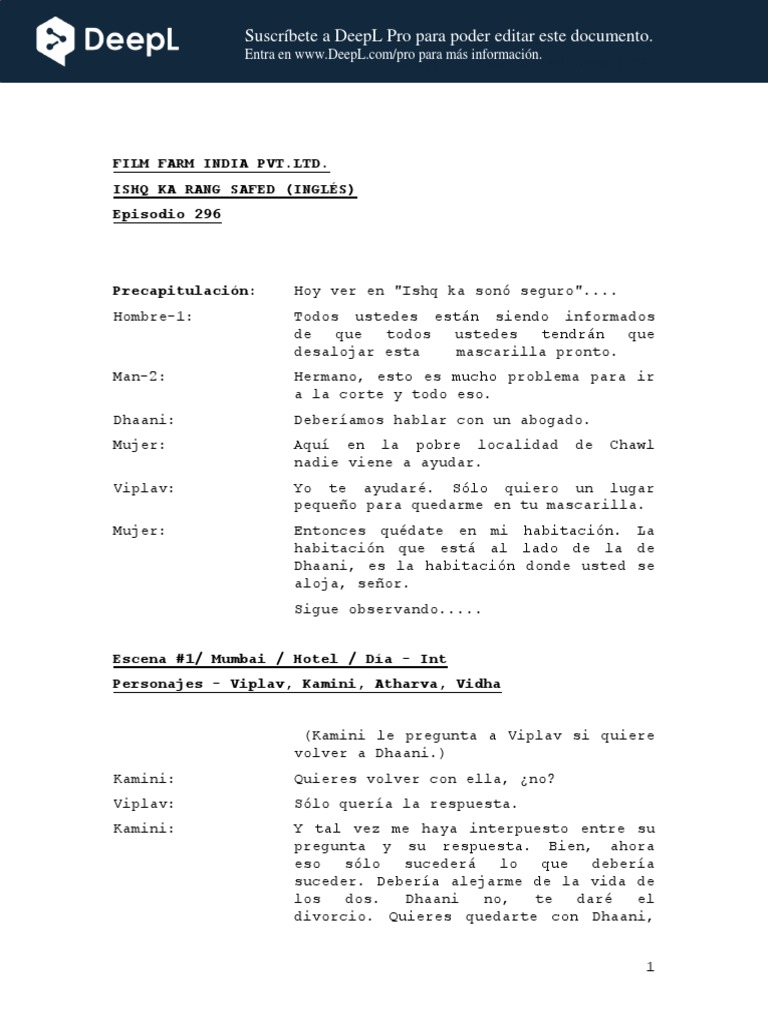 Blanco Color de Amor EP 296 ENGLISH ES | PDF