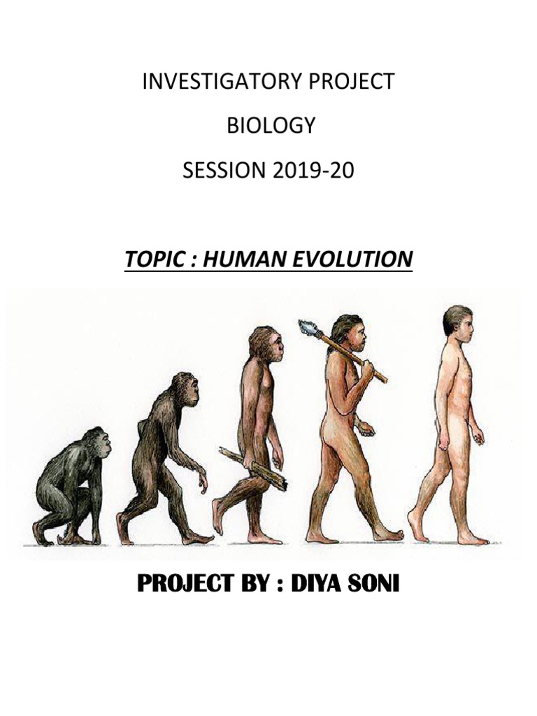 Investigatory Project | PDF | Homo | Human Evolution