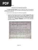 Affidavit of Seller-Transferor For DAR Template | PDF | Finance & Money ...