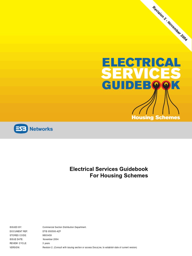 ESB Electrical Services Guidebook.pdf | Electrical Substation | Duct ...