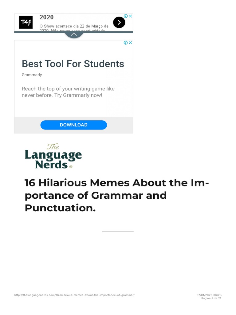 16 Hilarious Memes About The Importance of Grammar and Punctuation ...