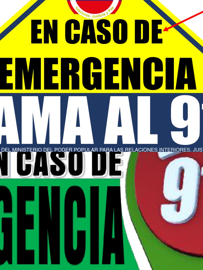 Guía de Emergencia: Contacto 91 | PDF