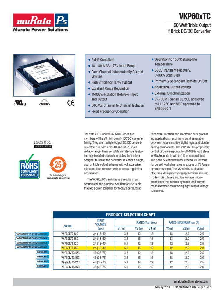 VKP 60 LT 515 C | PDF | Manufactured Goods | Physical Quantities