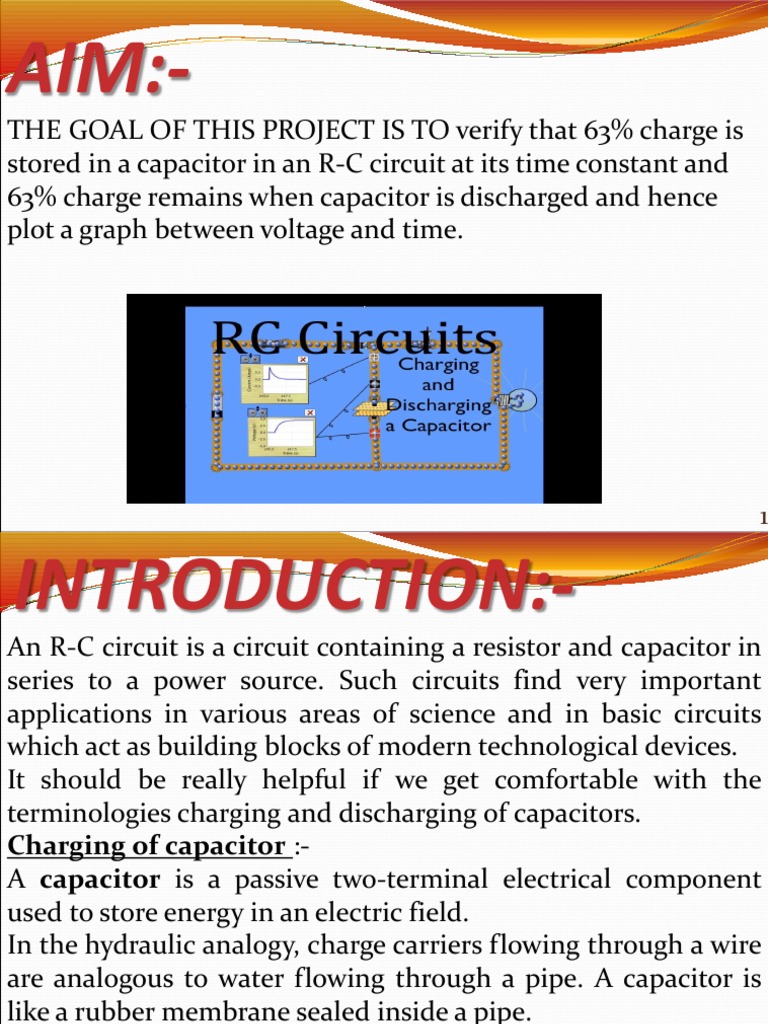Physics Project On Capacitor . | PDF | Capacitor | Electrical Network