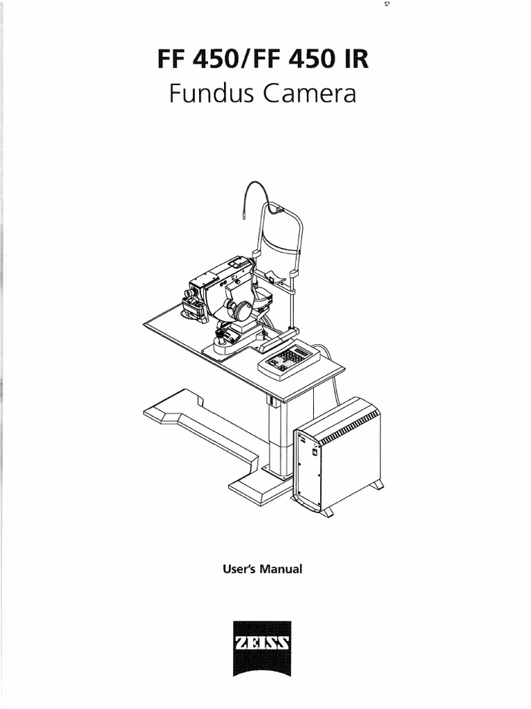Carl Zeiss FF 450 - en - 07.10.1996 | PDF | Camera | Angiography