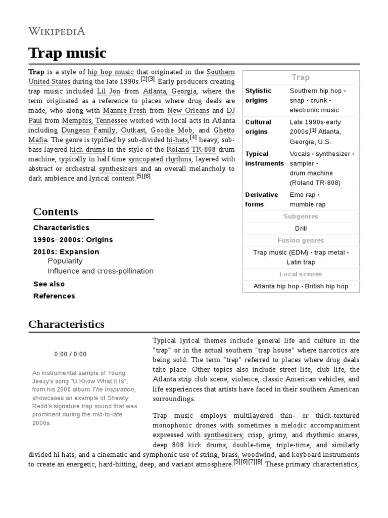 Trap Music: An In-Depth Look at the Origins, Evolution and ...