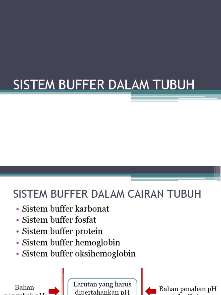 Sistem Buffer Tubuh dan pH Darah | PDF