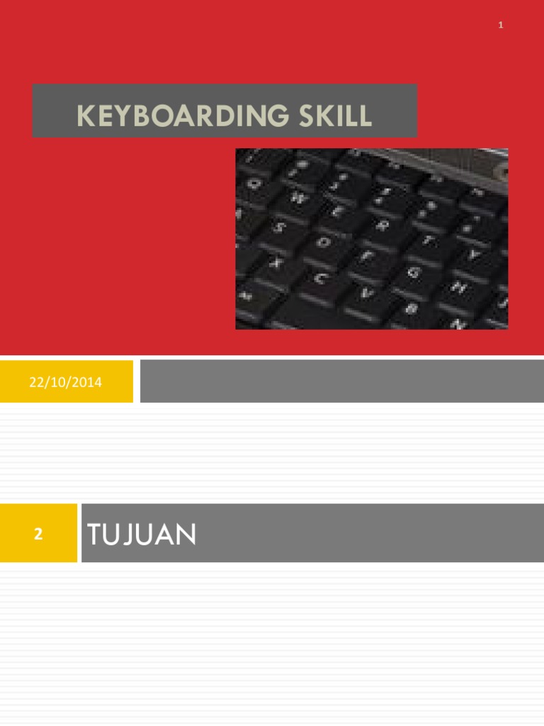 Keyboarding Skill Materi Uts | PDF