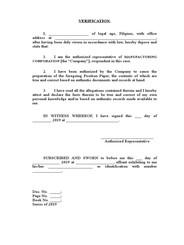 Legal document verification | PDF