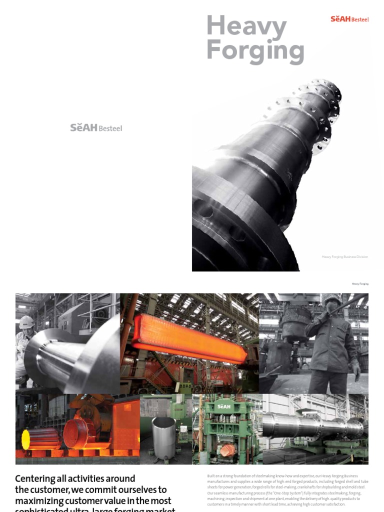 Catalog (Heavy Forging) PDF | PDF | Forging | Steelmaking