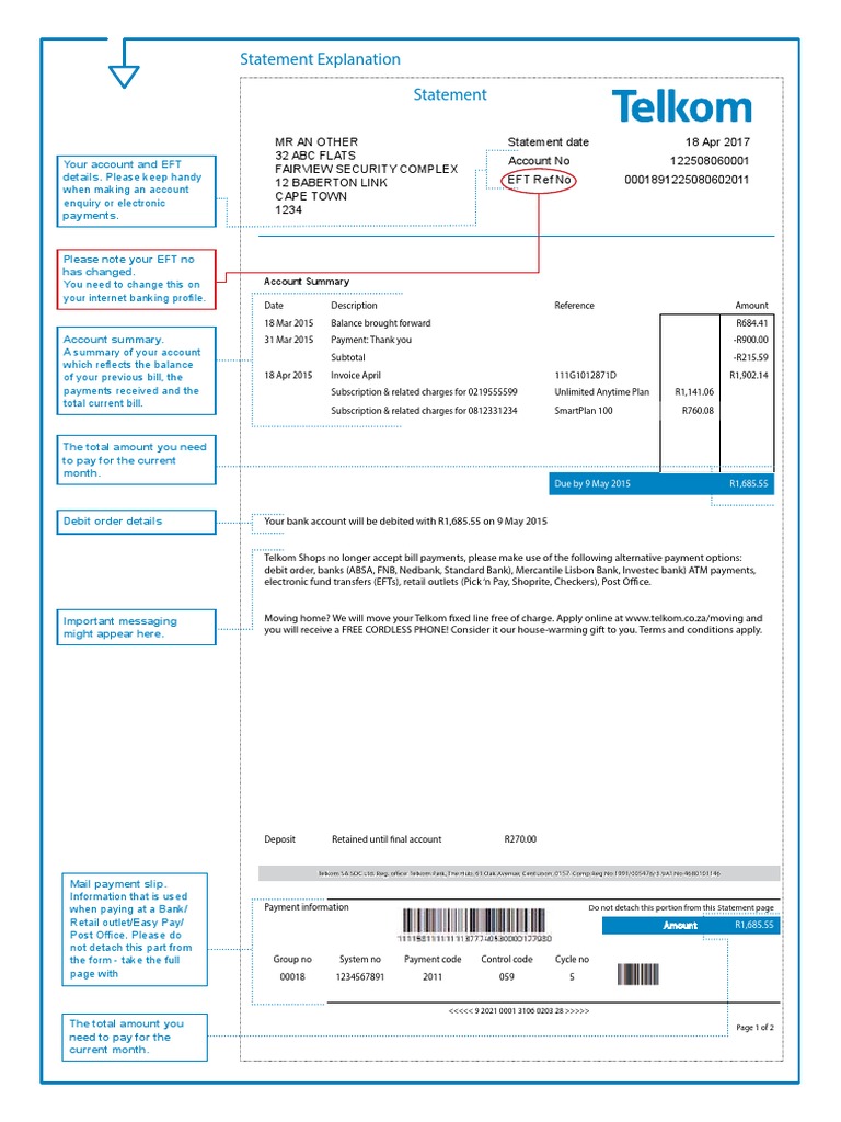 Invoice Statement Explanation | PDF | Invoice | Debit Card