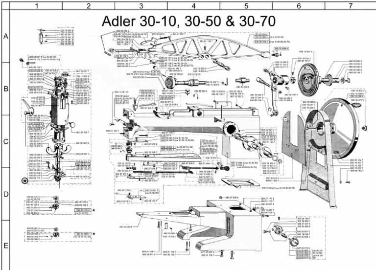 Adler 30 Parts | PDF