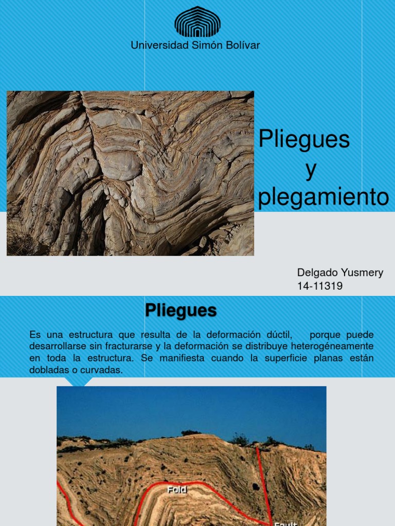 Pliegues PDF | PDF | Geología estructural | Geología