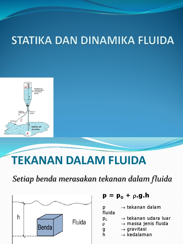Statika-Dinamika-Fluida Print | PDF