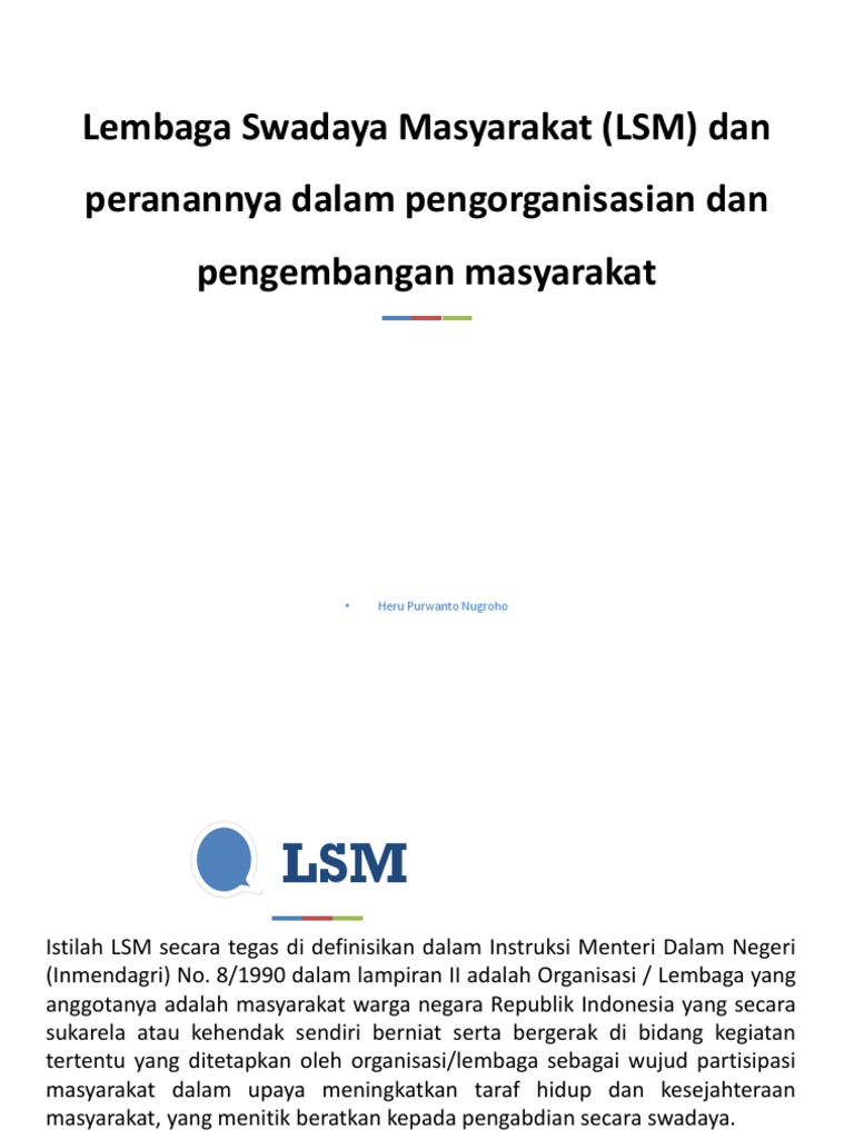 LSM Dalam PPM | PDF