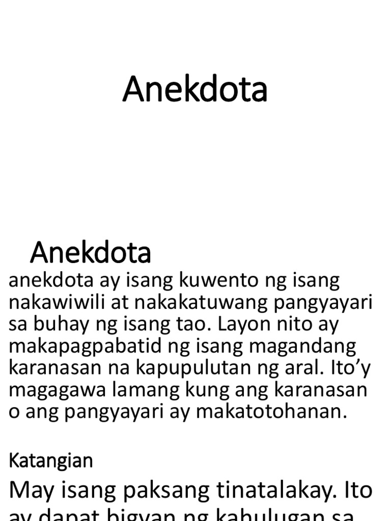 Anekdota | PDF