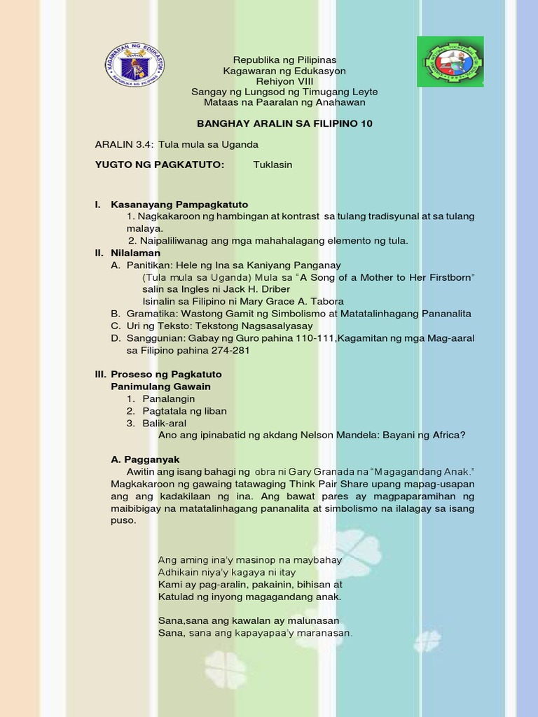 Grade 10 Lesson Plan For Demo | PDF