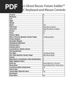 PUBG PC Keyboard Control Guide | PDF