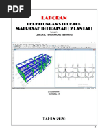 Contoh Perhitungan Plat Lantai Dan Balok (Edit) | PDF