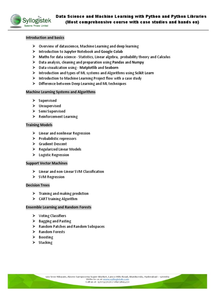 Dms - 5e147898f022bDS and ML With Python Libraries | PDF | Machine ...