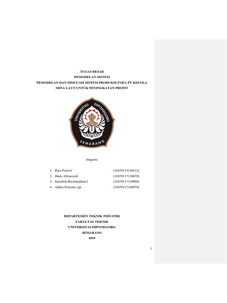 Optimalisasi Produksi Surimi KML Food | PDF