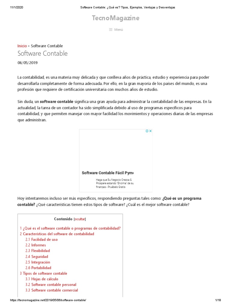 Software Contable - ¿Qué Es - Tipos, Ejemplos, Ventajas y Desventajas ...