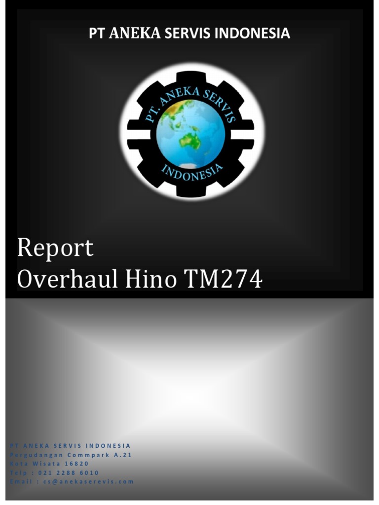 Form Report Overhaul TM 274 Rev | PDF | Cylinder (Engine) | Turbocharger