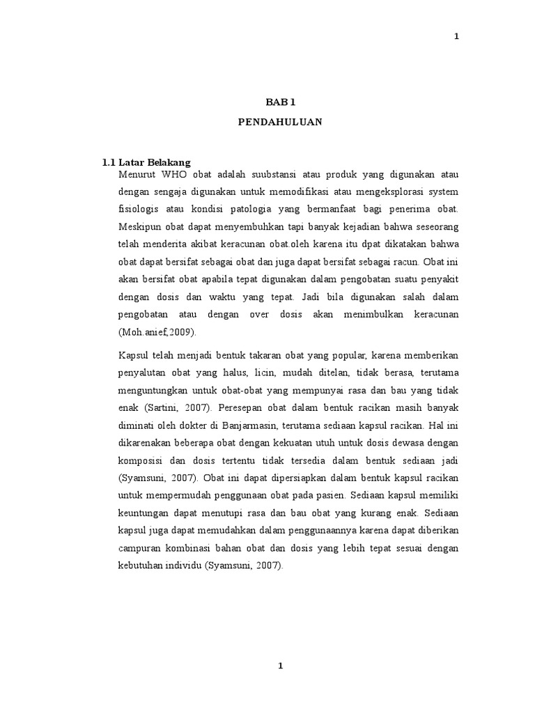 Bab 1 LTA Fix BGT | PDF