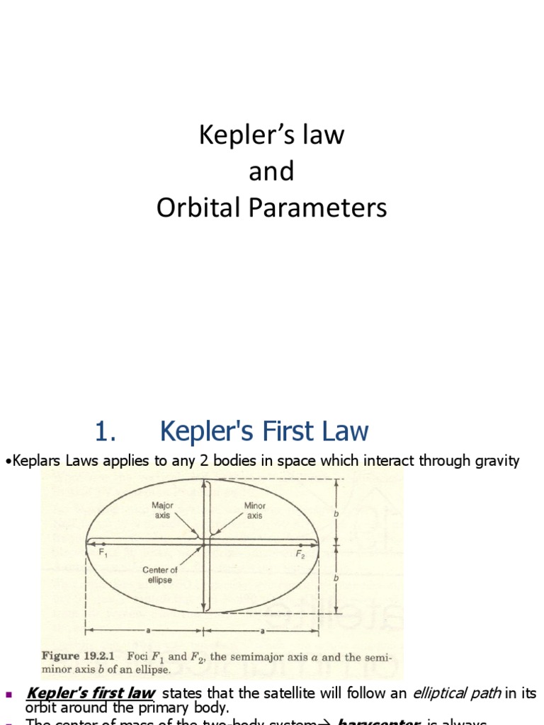 1a-Orbital Parameters | PDF | Orbit | Apsis