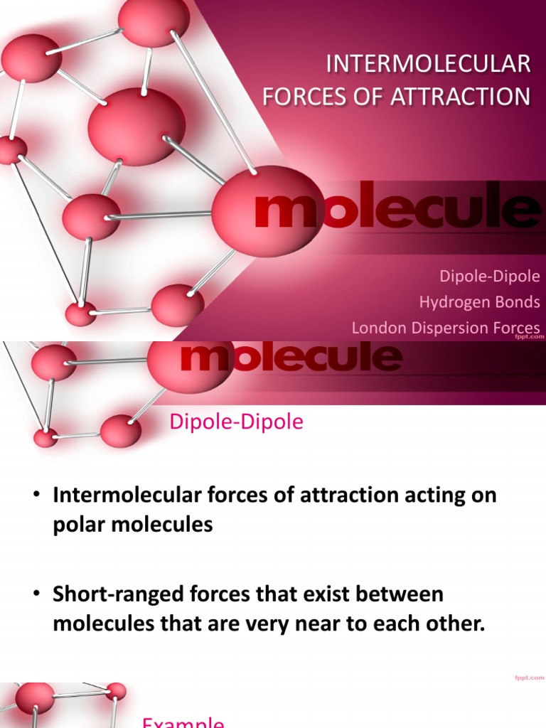 Imfa (Intermolecular Forces Attraction) | PDF