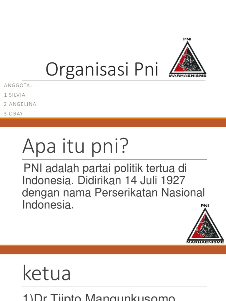 Organisasi Pni | PDF | Politik