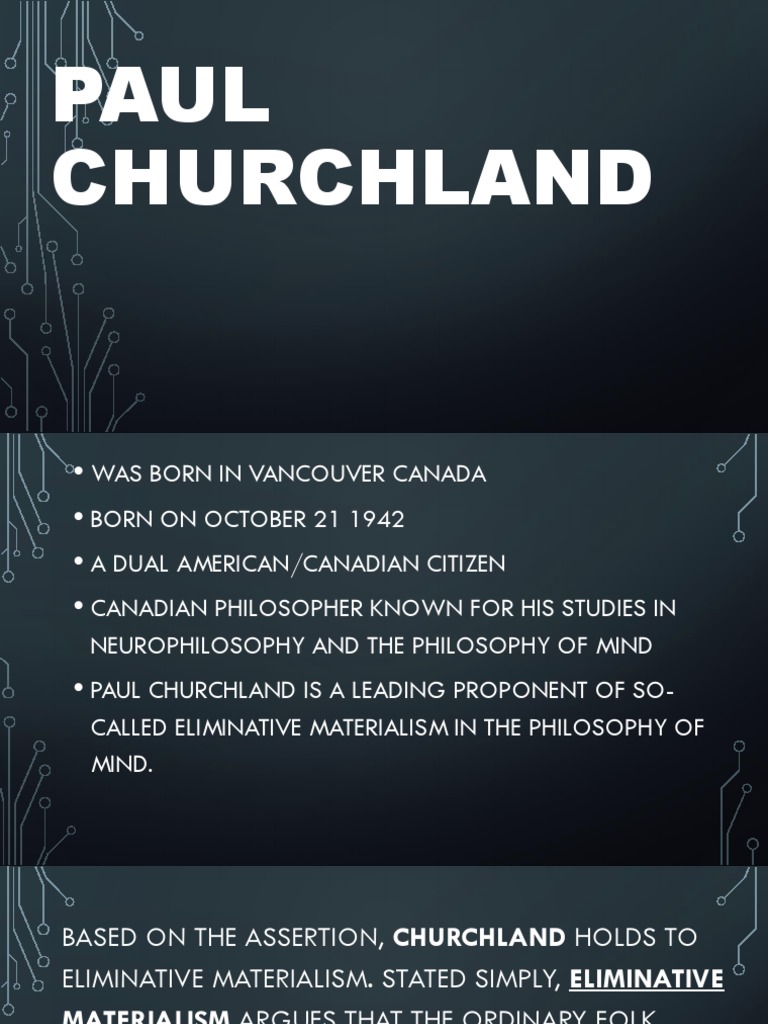 Paul Churchland | PDF