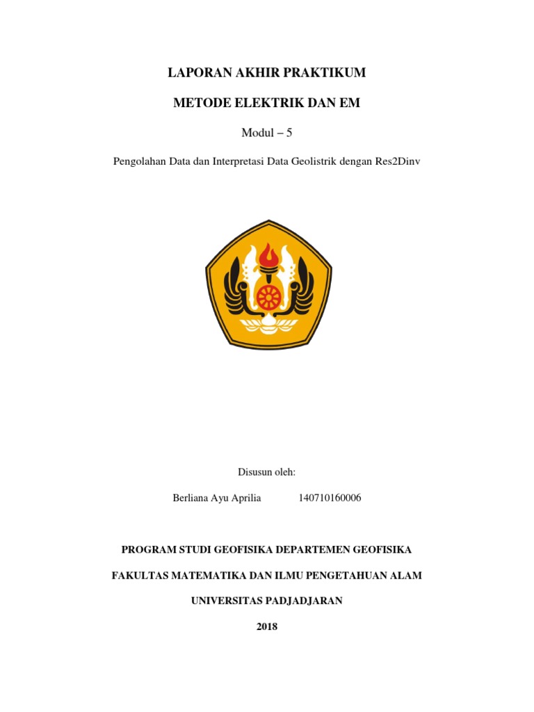 Lapak Pengolahan Data Dengan Res2dinv PDF | PDF