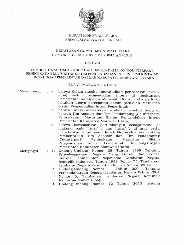 SK Assesor Spip | PDF