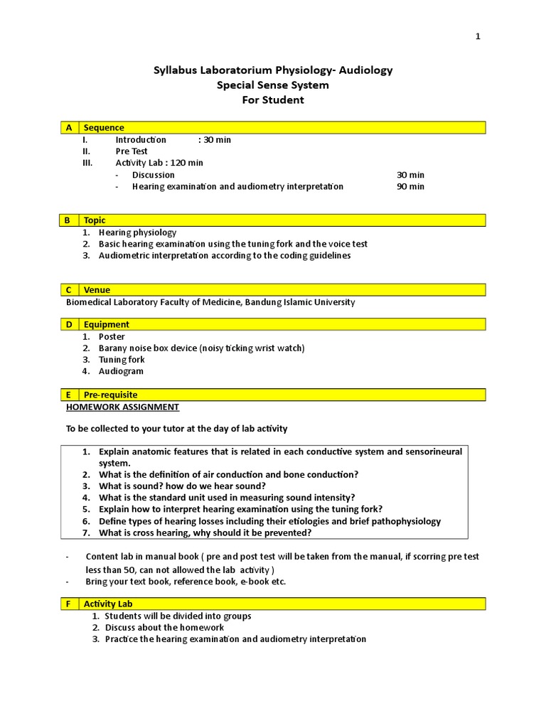 Audiology Lab: Hearing Tests Overview | PDF | Hearing Loss ...