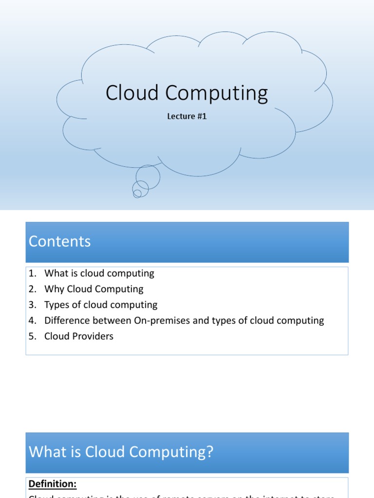 Cloud Computing Projects | PDF | Software As A Service | Cloud Computing
