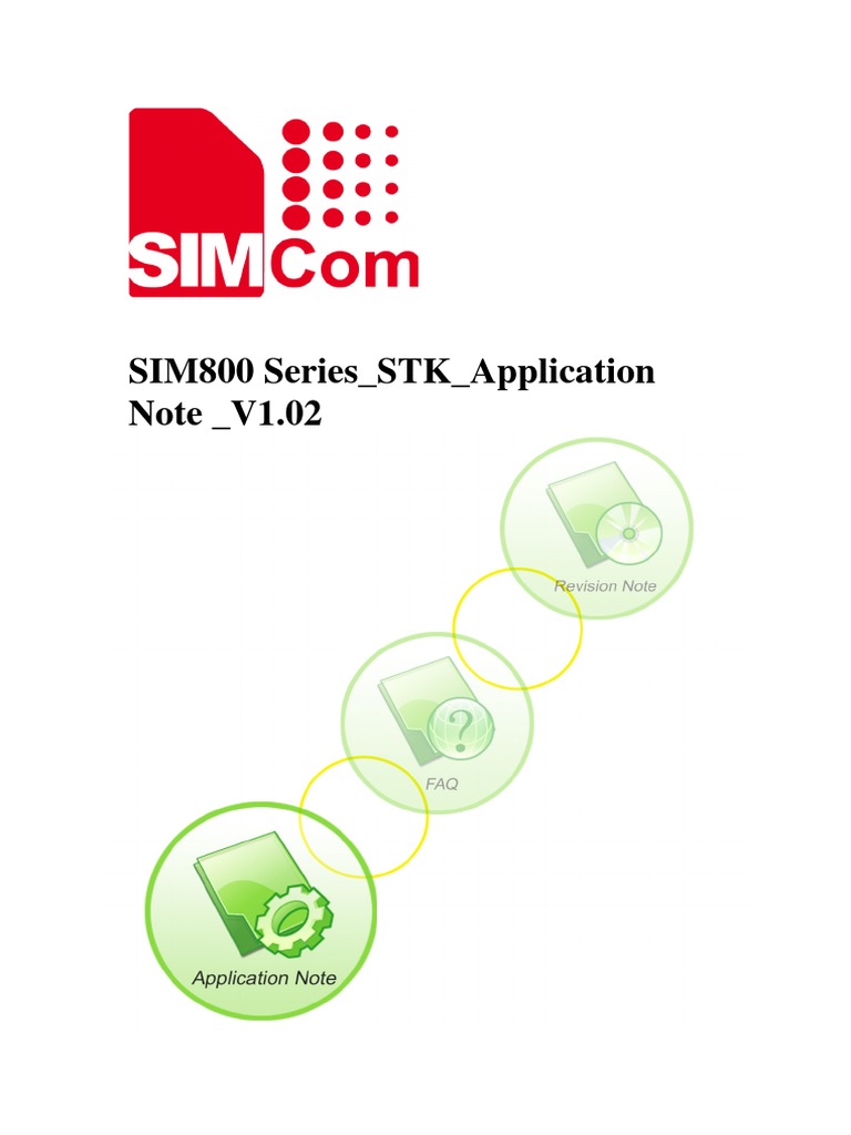 SIM800 Series - STK - Application Note - V1.02 | PDF | General Packet ...
