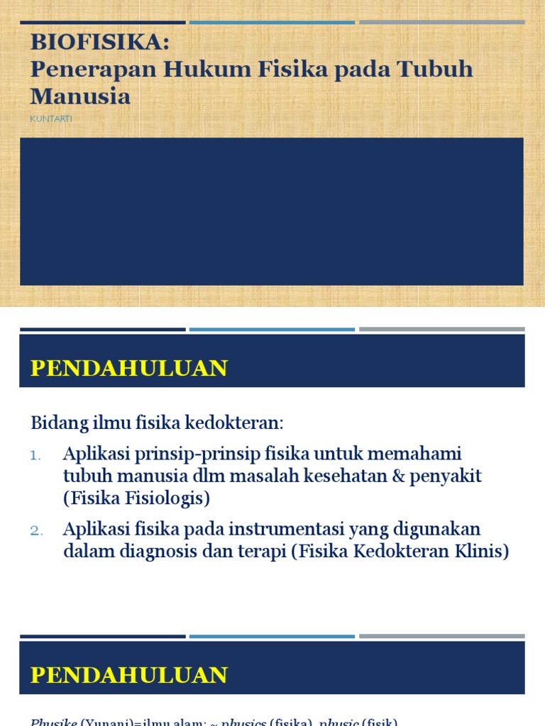 Biofisika PDF | PDF | Filsafat | Kesehatan Holistik