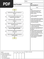 Operator Observation Sheet | PDF