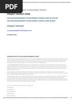 College Management System Project Report PDF | PDF | Information ...