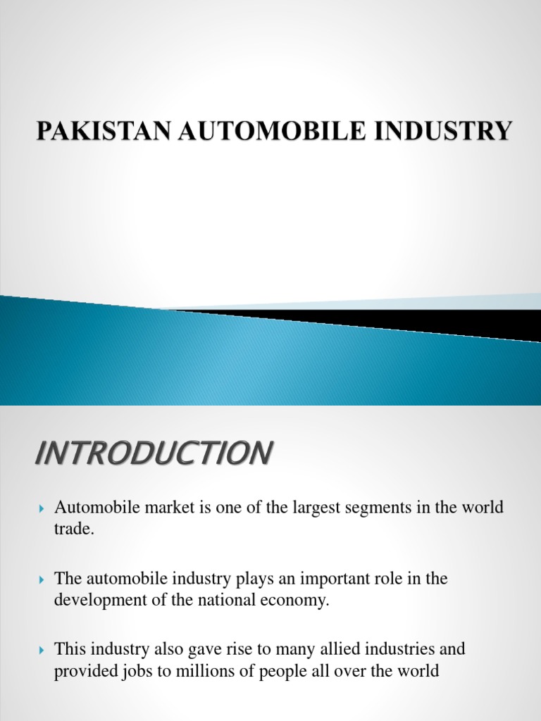 Automobile Industry Presentation | PDF | Nissan | Car