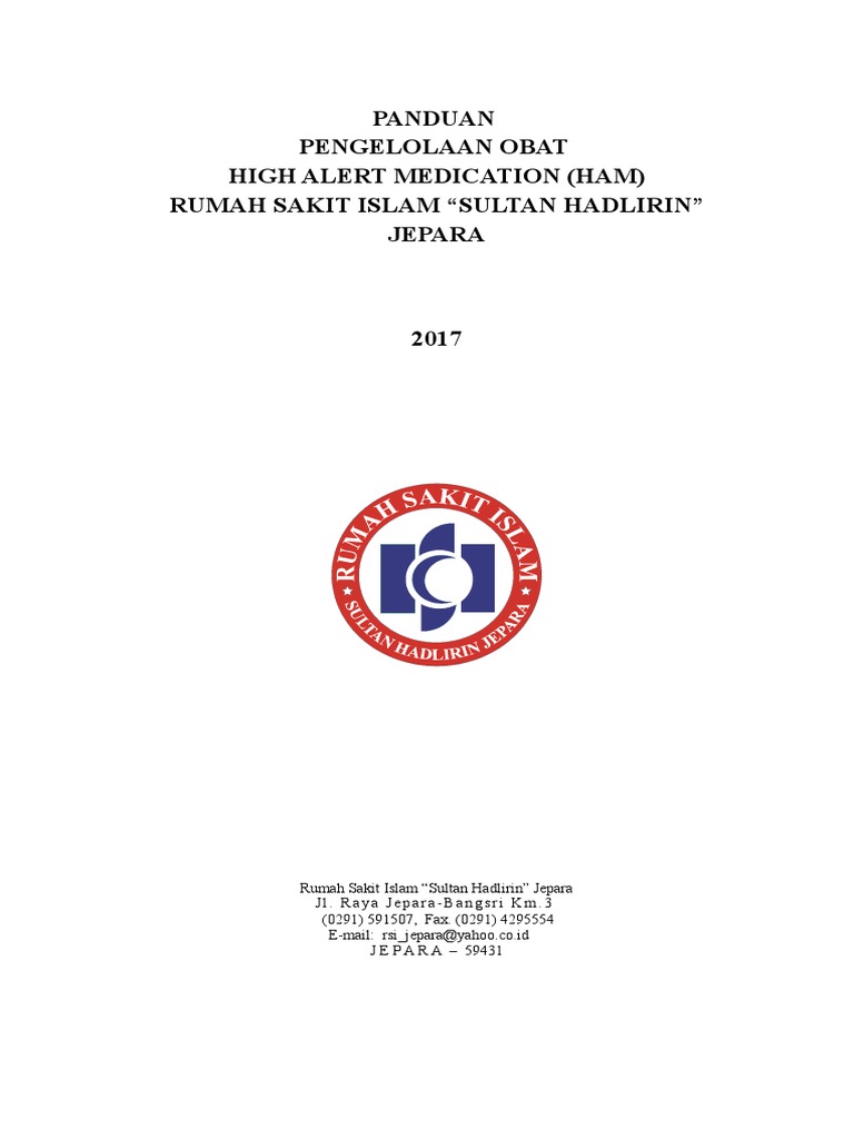 Panduan Pengelolaan Obat HAM | PDF