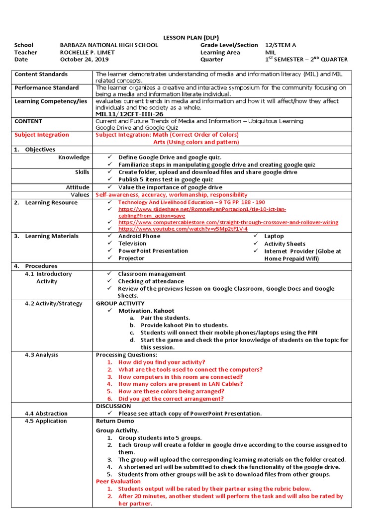 cot 2.docx | Learning | Rubric (Academic) | Free 30-day Trial | Scribd
