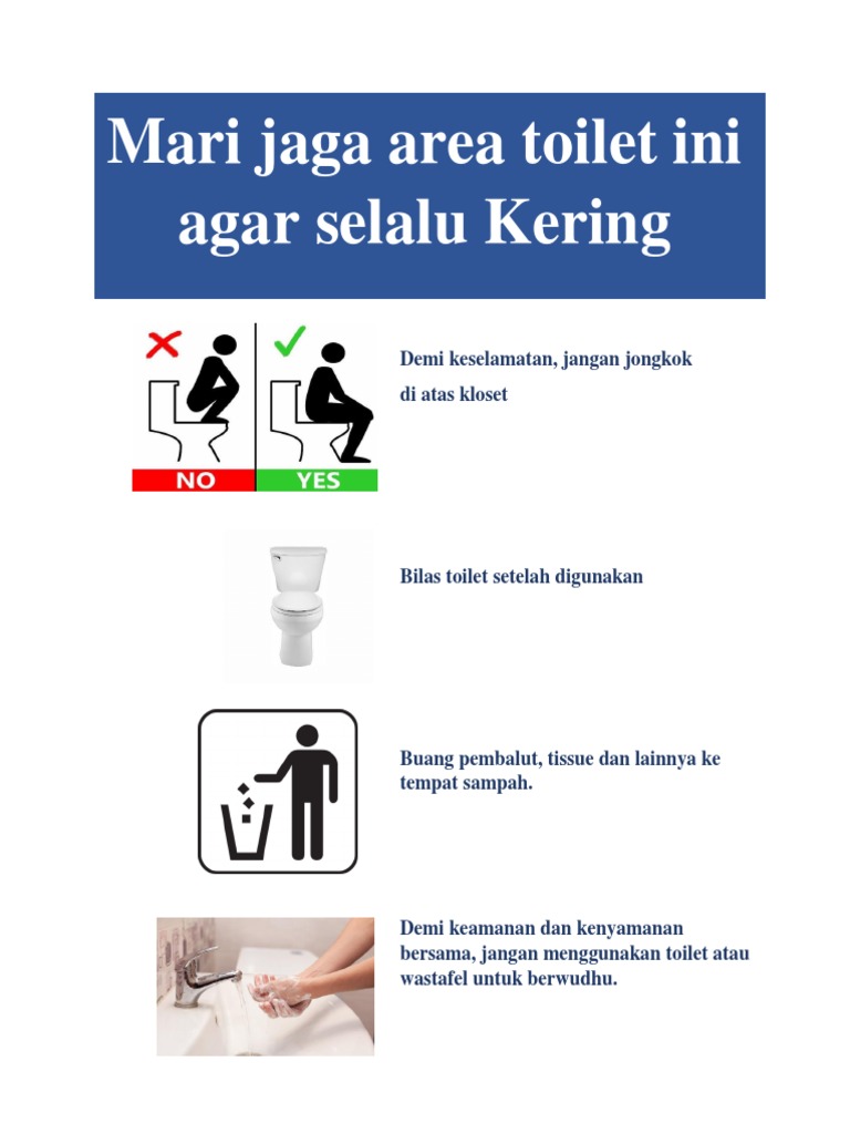 Sign Toilet Kering | PDF