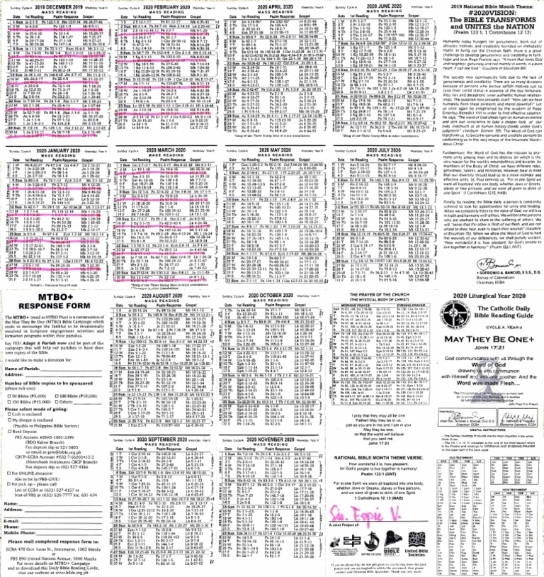 Bible Reading Guide PDF | PDF